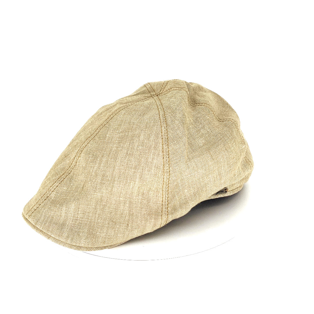 Beige Flat Cap