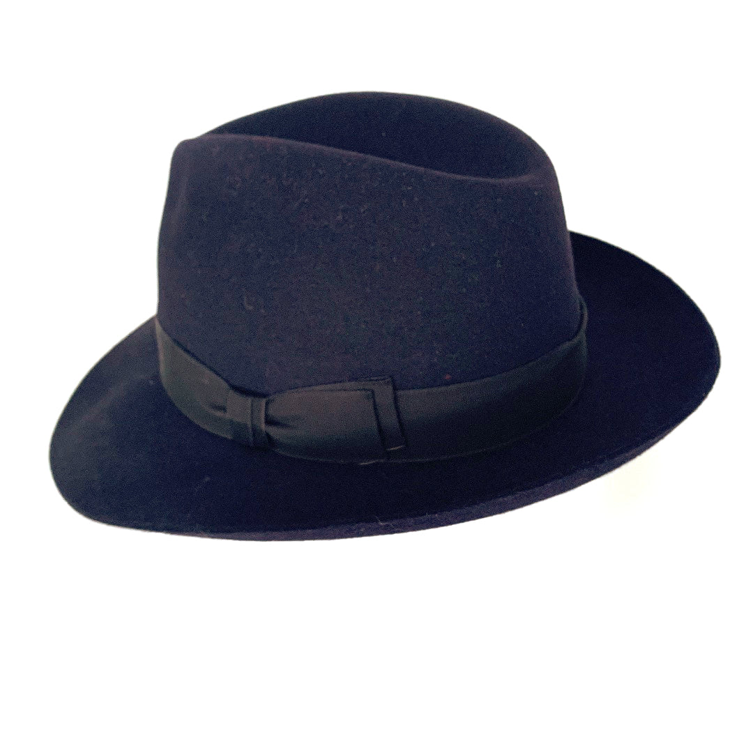 Navy Trilby Hat